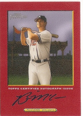 Brian McCann autograph card - Topps Turkey Red - 211/475 | eBay