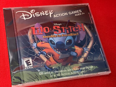 New Sealed Disney's Lilo & Stitch Action Games CD ROM WIN 95/98/Me/XP ...