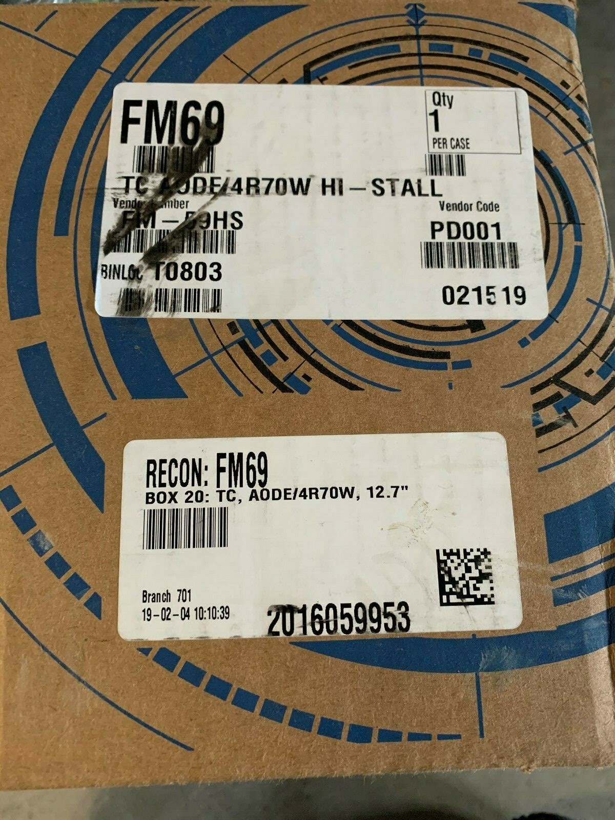 New Recom FM69, Torque Converter, TC, AODE 4R70W 12.7” | eBay