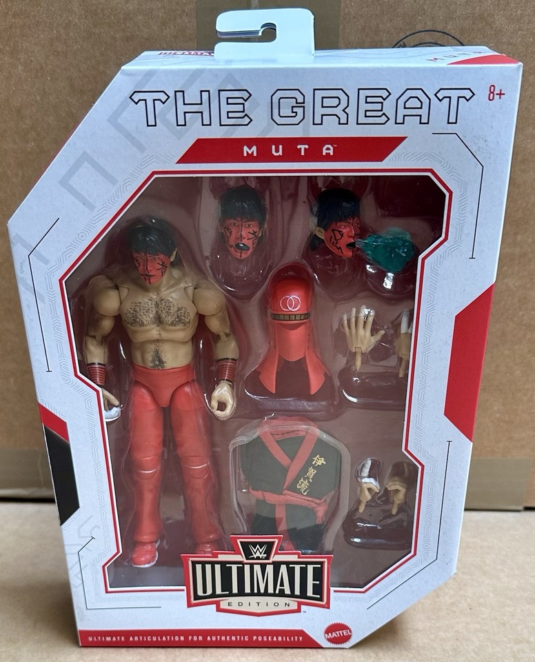 WWE Ultimate Edition Series 25 THE GREAT MUTA Wrestling Action Figure ...