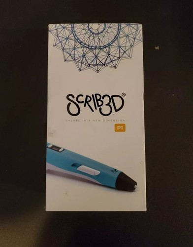 Scrib3D P1 3D Printing Pen +Guide in Box With Power Adapter - NEW ...
