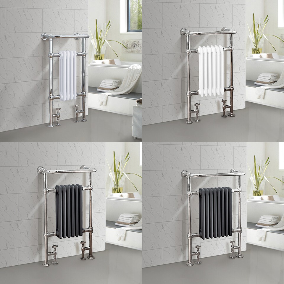 2 3 4 Column Traditional Cast Iron Style Horizontal Vertical Radiator ...
