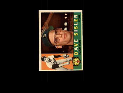 1960 Topps 186 Dave Sisler EX-MT #D623417 | eBay