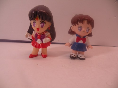 Sailor Moon Mars & Molly Figures Adventure Doll Irwin 1996 2" Mini PVC ...