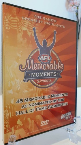AFL Memorable Moments DVD NEW & SEALED** Footy Aussie Rules Sports . N1 ...