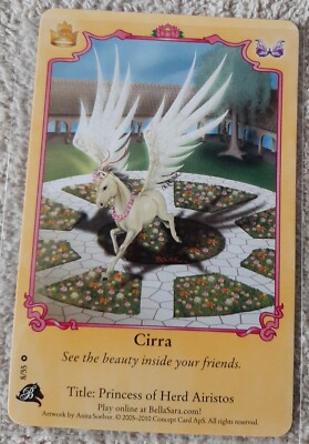 Bella Sara Royalty 8/55 Regular Cirra Trading Collector Card | eBay