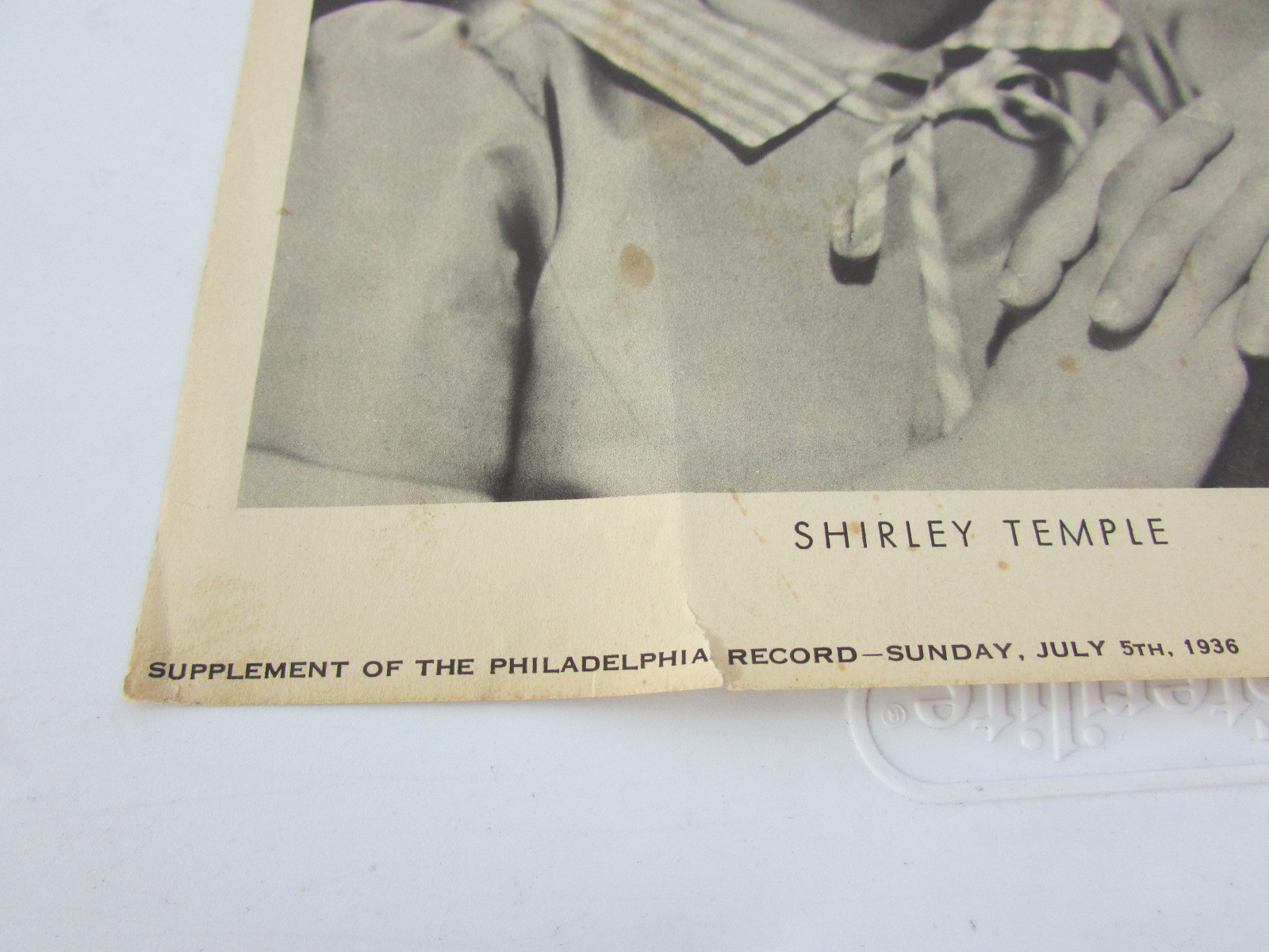 Shirley Temple Fox Our Little Girl Rare Photo Original Philadelphia ...