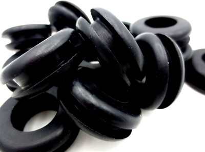 1" Hole Fit Rubber Grommet Wiring Bushing For 3/16" Thick Panel, Has 11 ...