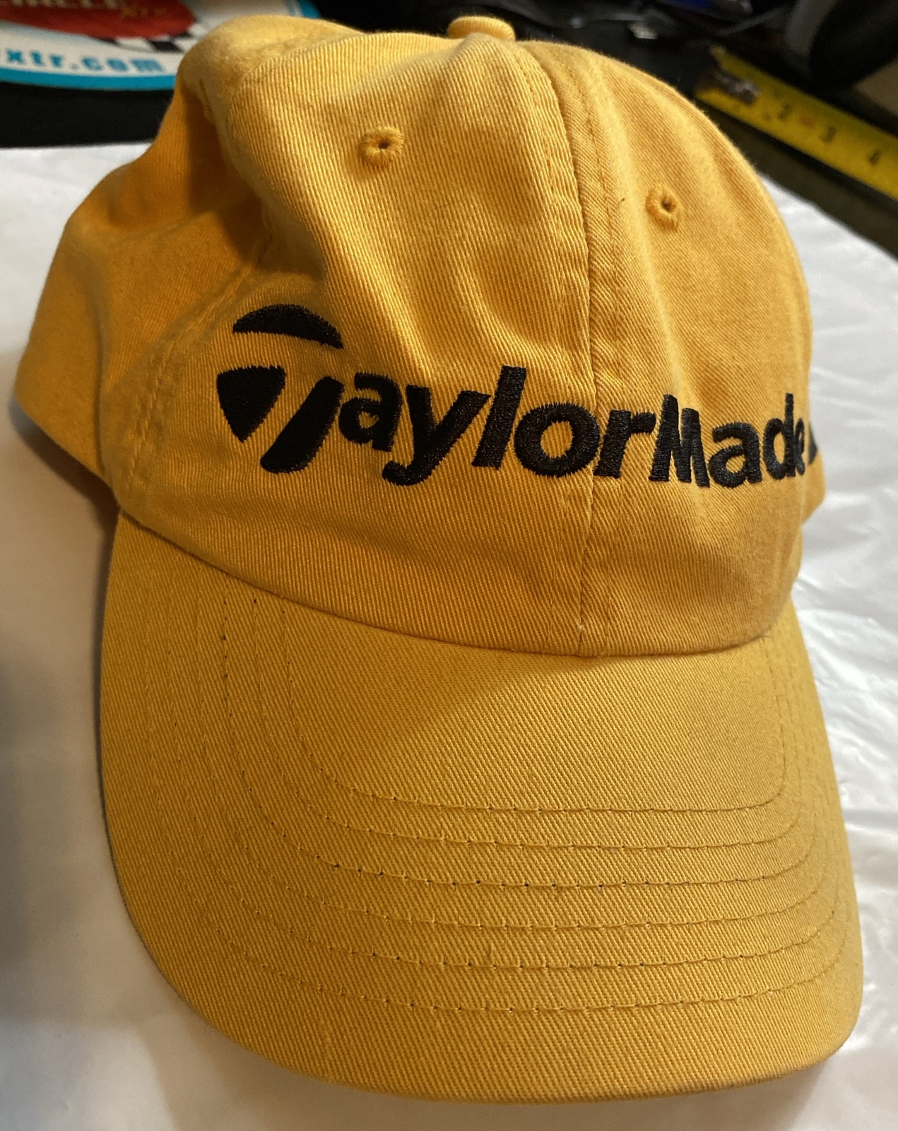 TaylorMade R7 Yellow Golf Hat Cap Adjustable Strap ba… - Gem