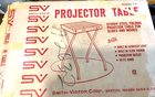 Vintage Overhead Projector Table with Legs Smith Victor Model T4 | eBay