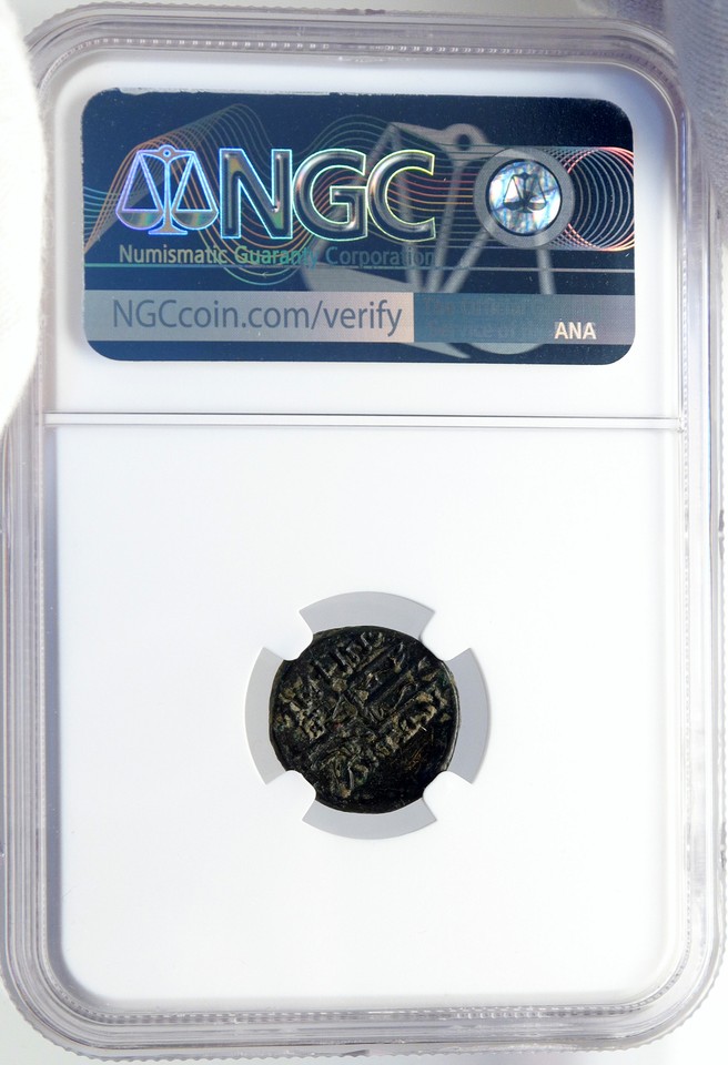 AMPHIPOLIS in MACEDONIA Authentic Ancient Greek Coin RIVER TRIDENT NGC ...