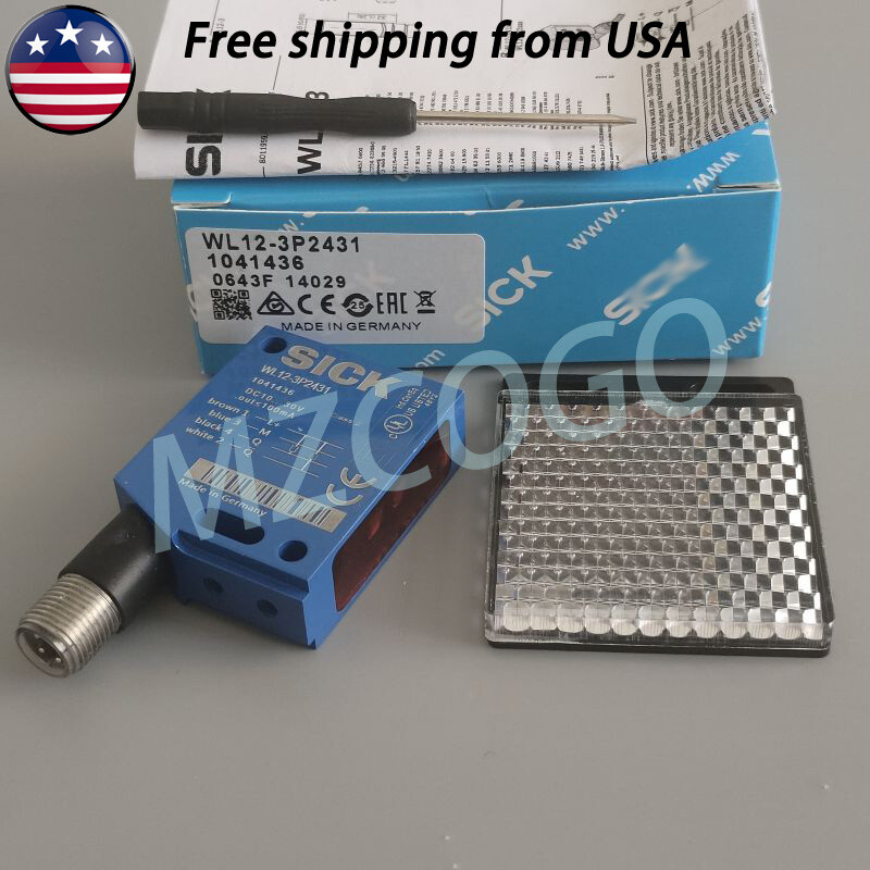 1PC Photoelectric Sensor Switch For Sick WL12-3P2431 1041436 4 Pins 10 ...