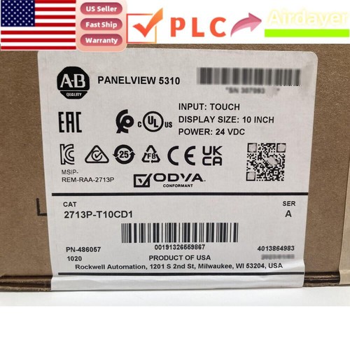 2713P-T10CD1 Panelview 5310 Terminal AB 2713PT10CD1 Factory Sealed US ...