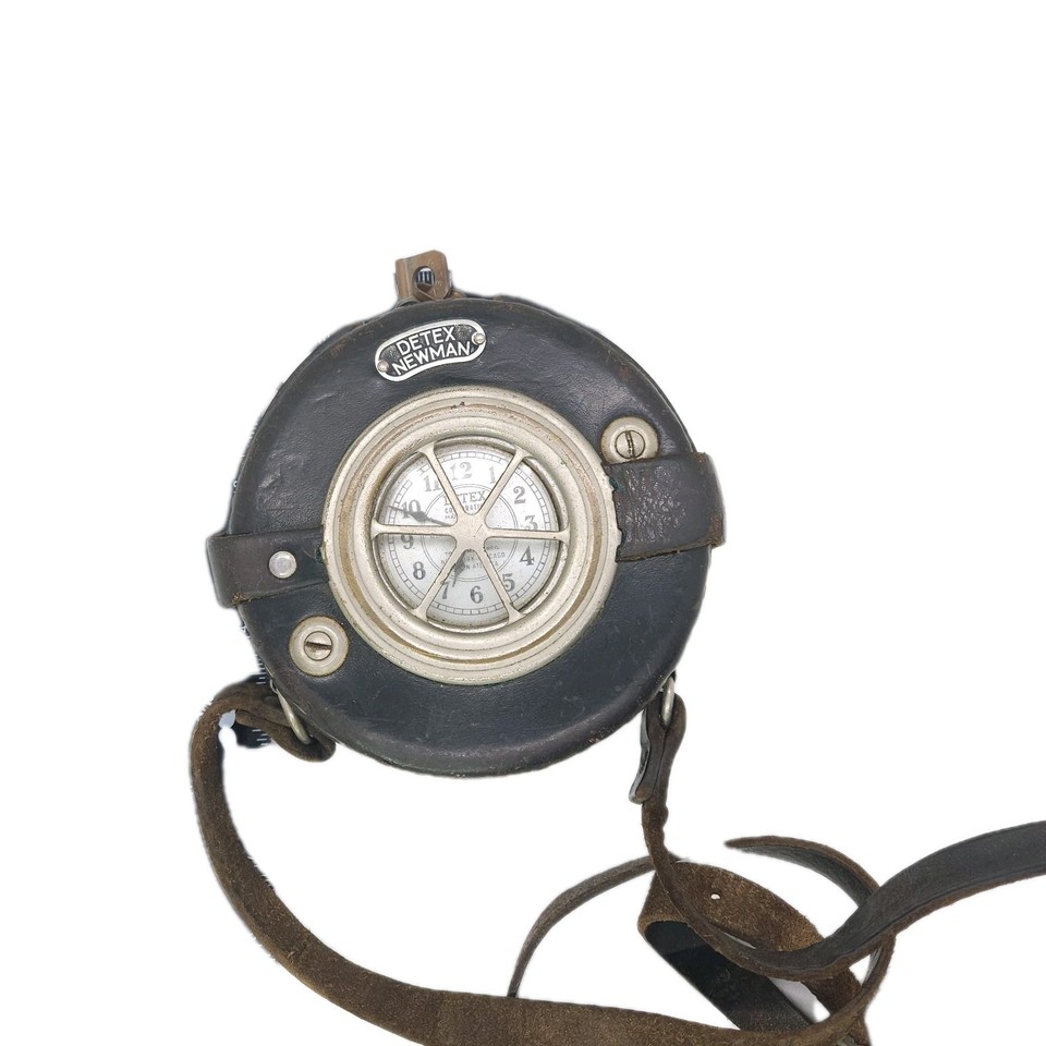 Detex Newman 1920's Watchman Security Guard Patrol Clock Alert Edition ...