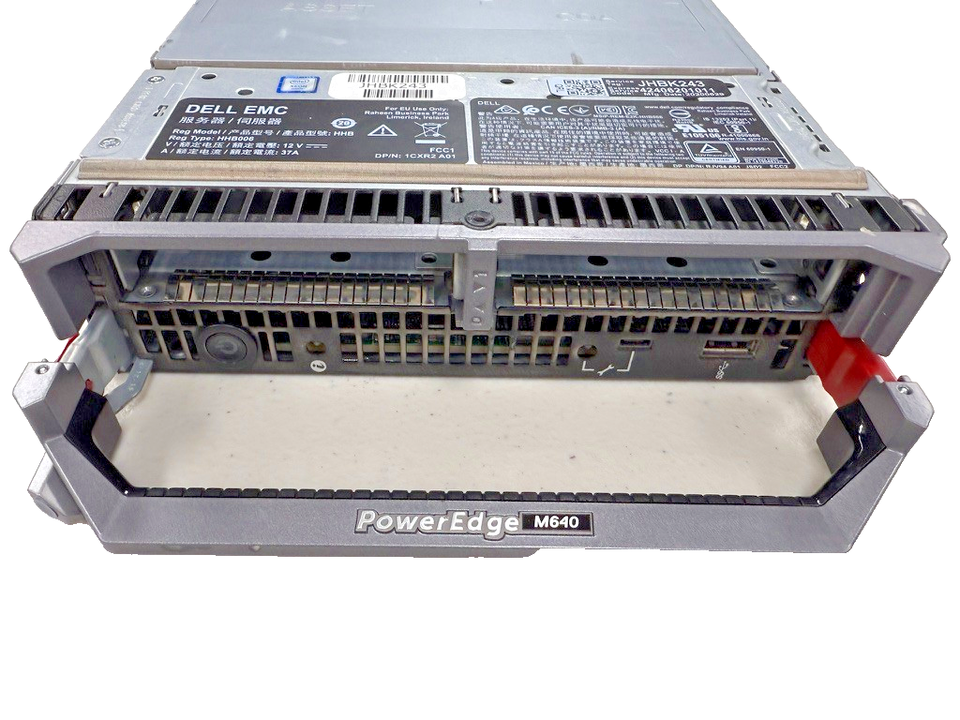 Dell PowerEdge M640 Barebone Blade Server w 2x Heatsinks No CPU No RAM ...