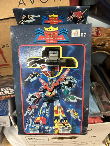 1984 Rare Sealed Voltron Black Lion Combination GOLION Godaikin Foreign ...