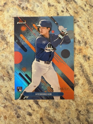 Hyeseong Kim 2025 Topps Finest Blue Rookie /325 #27 Los Angeles Dodgers ...