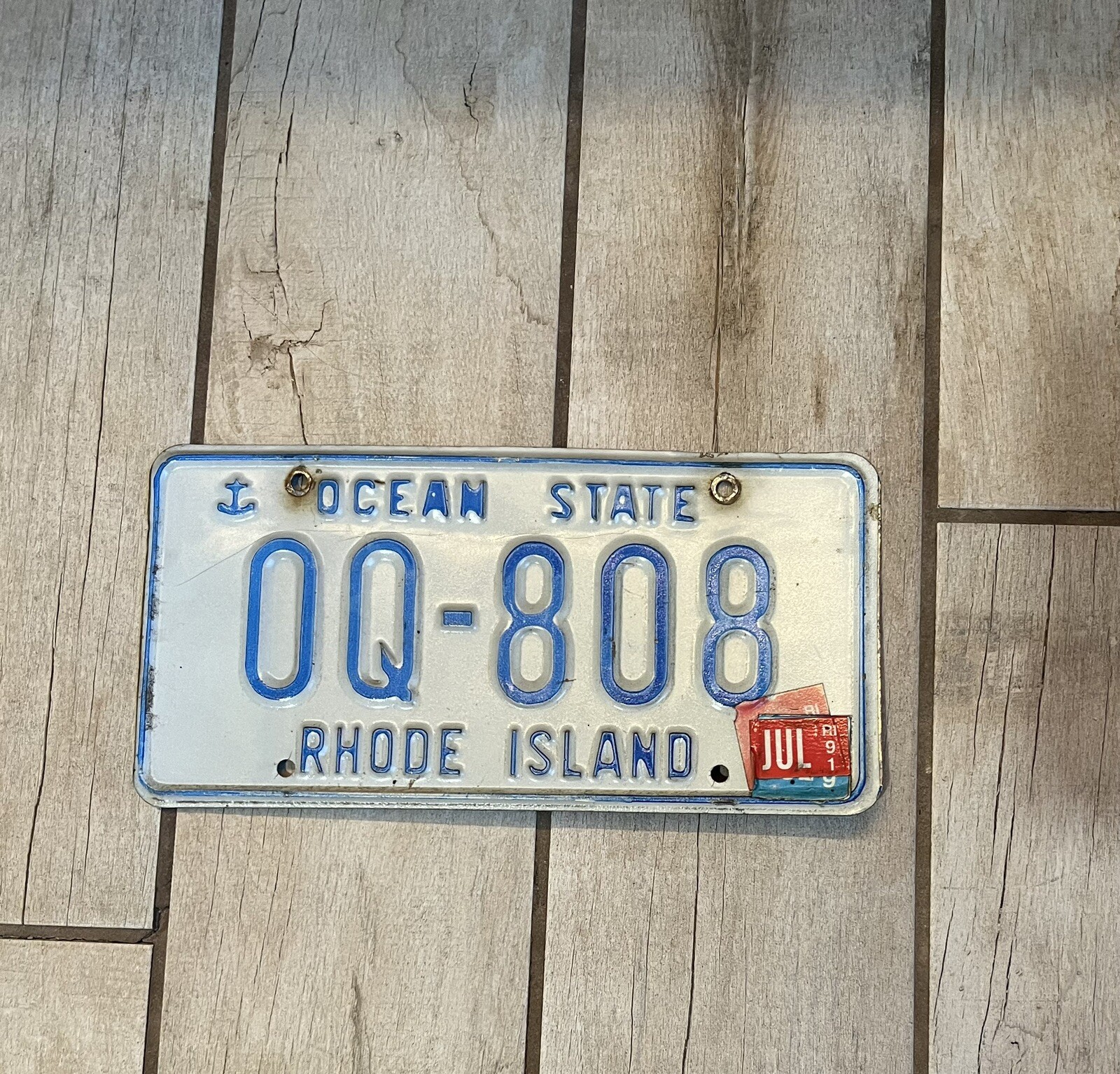 vintage license plate rhode island ocean state | eBay