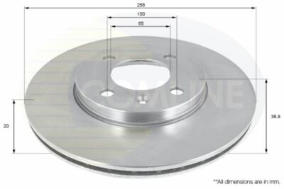 FOR VW POLO CLASSIC 1.6 L COMLINE FRONT COATED BRAKE DISCS ADC1410V | eBay