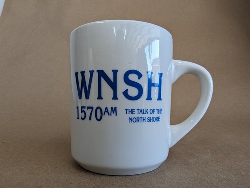Vintage WNSH 1570 AM Ceramic Coffee Mug Massachusetts | eBay