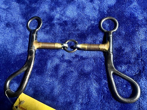 New Western Horse Bit Copper Wrapped With Ring By AHE #252-771 | eBay