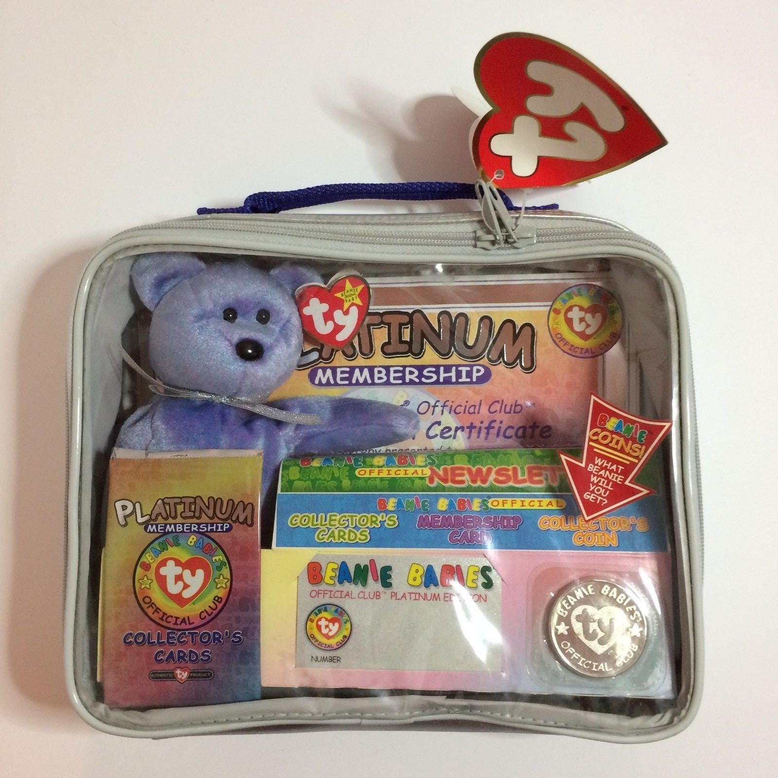 TY Beanie Babies Official Club - Platinum Edition Membership Kit - 1999 ...