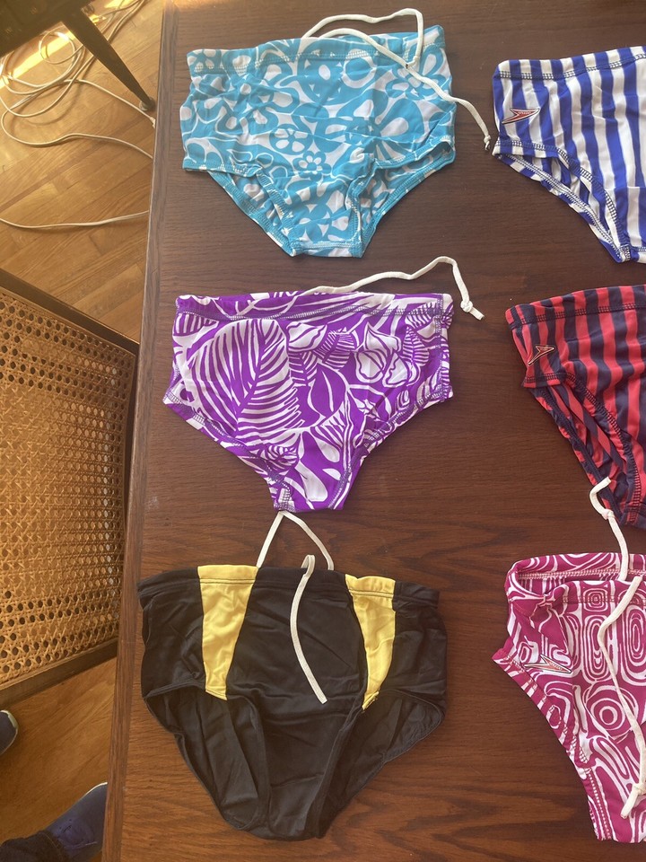 Vtg Speedo Dolphin Men’s Size 26 Swimming Swim Briefs Old New Stock 13 ...