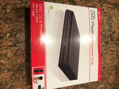 GPX Compact DVD Player with Progressive Scan DVD,CD,PHOTO Player Beand ...