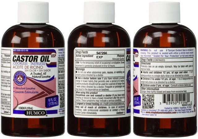 Castor Oil HUMCO 6oz by Holding Group Inc. for sale online | eBay