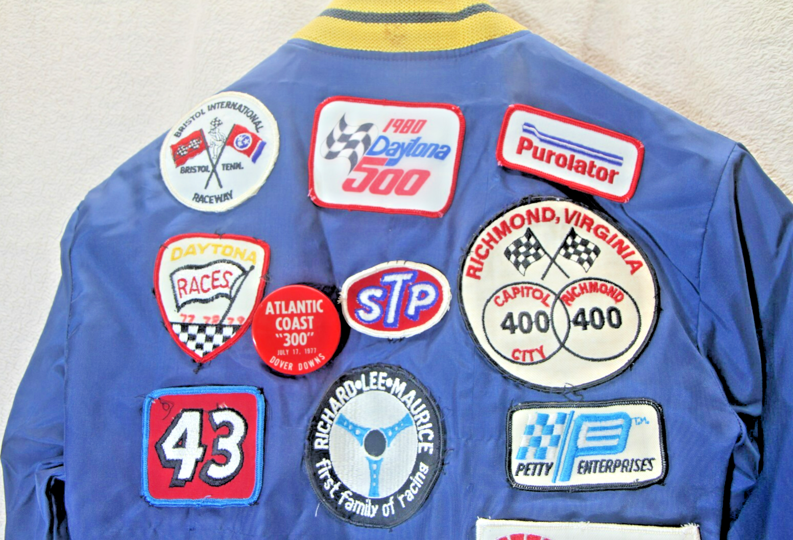 Vintage 70s & 80s NASCAR Jacket – Racing Patches – Great for Man Cave ...