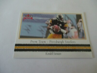 2002 Premium Red Foil Prem Team Kordell Stewart Card #8PT Serial #80/ ...