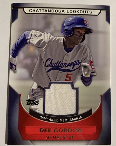 Dee Strange-Gordon 2011 Topps Pro Debut Minor League Materials RELIC ...