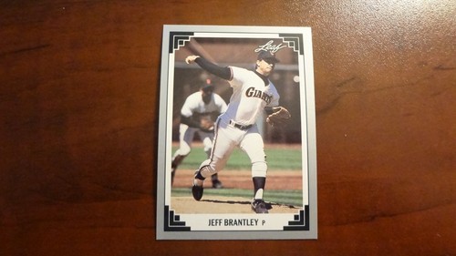 1991 LEAF # 136 JEFF BRANTLEY BASEBALL CARD | eBay