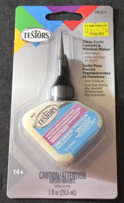 Testors 281217 Clear Parts Cement 1 oz Carded | eBay