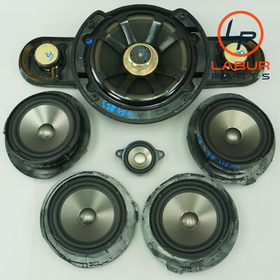 W211 MERCEDES 03-06 E CLASS DOOR DASH SHELF SUBWOOFER REAR SPEAKER SET ...