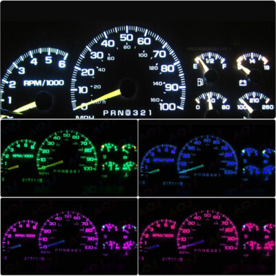 Gauge Cluster Instrument Panel Dash LED Light Bulbs for 95-98 Chevy ...