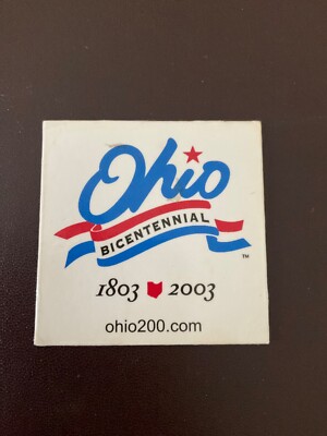 Vintage Ohio Bicentennial 1803 - 2003 Refrigerator Magnet 2” | eBay