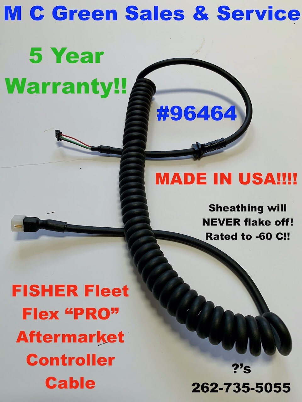 FISHER FLEET FLEX SNOW PLOW 4 PIN HANDHELD CONTROLLER SUPER HD CABLE ...