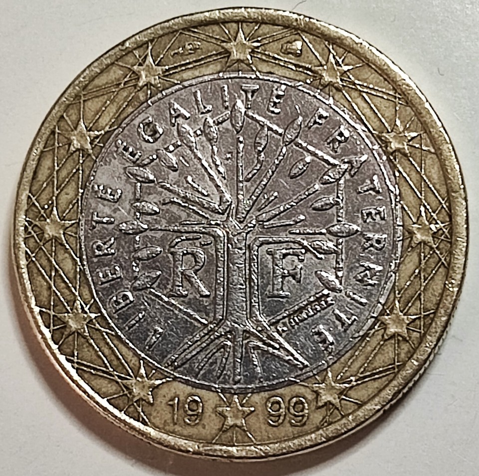 Moneda 1 euro Francia 1999 Esta moneda-muy buscada- PRIMERA EDICION | eBay