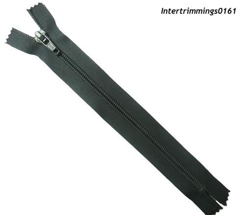 EP ZIP GREY 8"/20CM, NYLON TEETH, CLOSED END, NO 5 | eBay