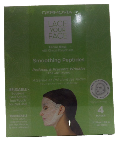 Dermovia LACE YOUR FACE Compression Facial Treatment Mask - Smoothing ...