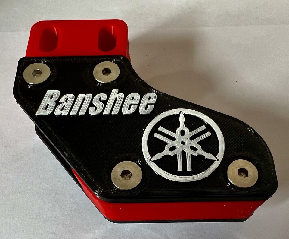 YAMAHA BANSHEE SWINGARM CHAIN GUIDE SLIDER 1987-06 APC RACING RED SP ...