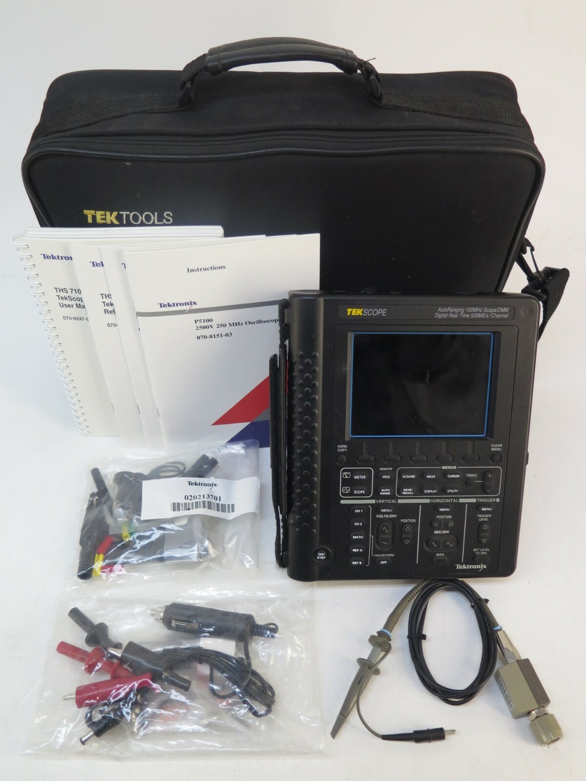 Tektronix Tekscope THS720 STD Auto Ranging 100MHz Scope DMM ...