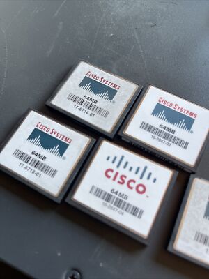 Lot 2 CISCO 64MB COMPACT FLASH CCE064MCGS1MB01H PN 16-2647-04 | eBay