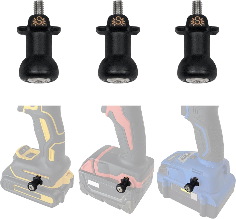 Tool Holster - Drill Pins - Pack of Three - Attaches to the Side of Any ...