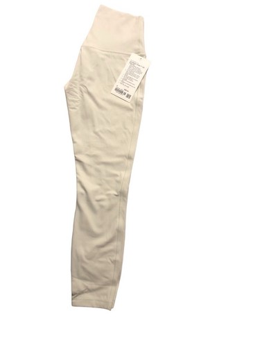 Lululemon Align HR Womens Legging 25” Color Bone White Size 6 $98 New w ...