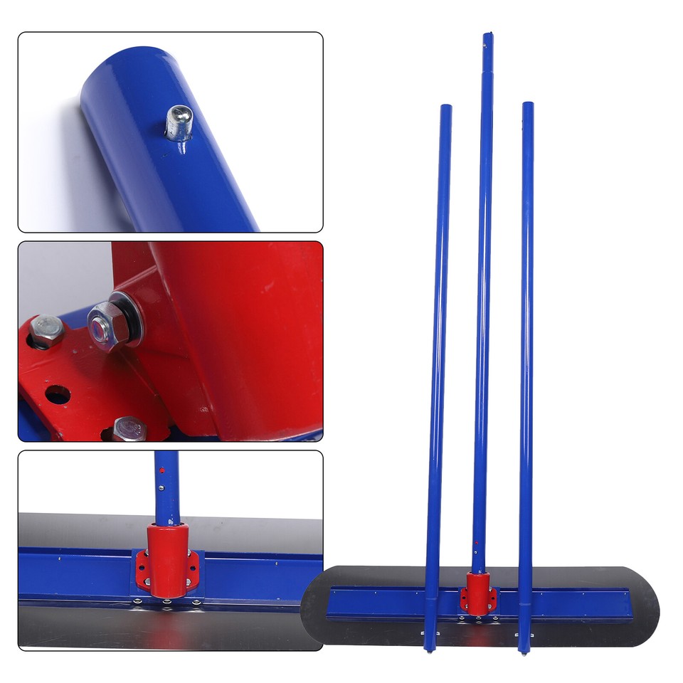 Bull Float Concrete Float 48 x 12 Concrete Tool Trowel 3 Handle 1.8M ...
