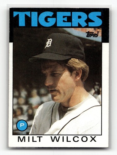 Milt Wilcox Detroit Tigers 1986 Topps Baseball Card #192 | eBay