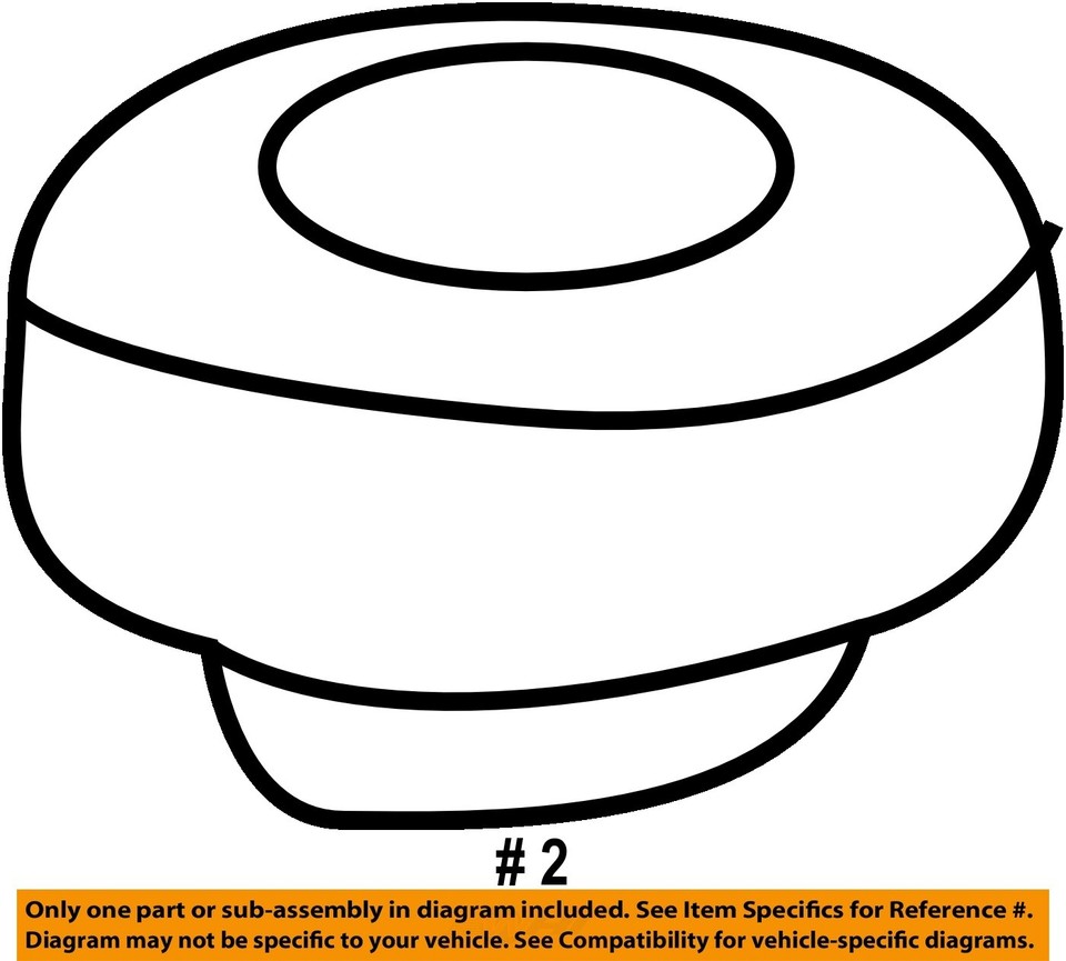 SATURN VUE LOWER RADIATOR MOUNT RUBBER BUSHING NEW OEM 96887050 | eBay