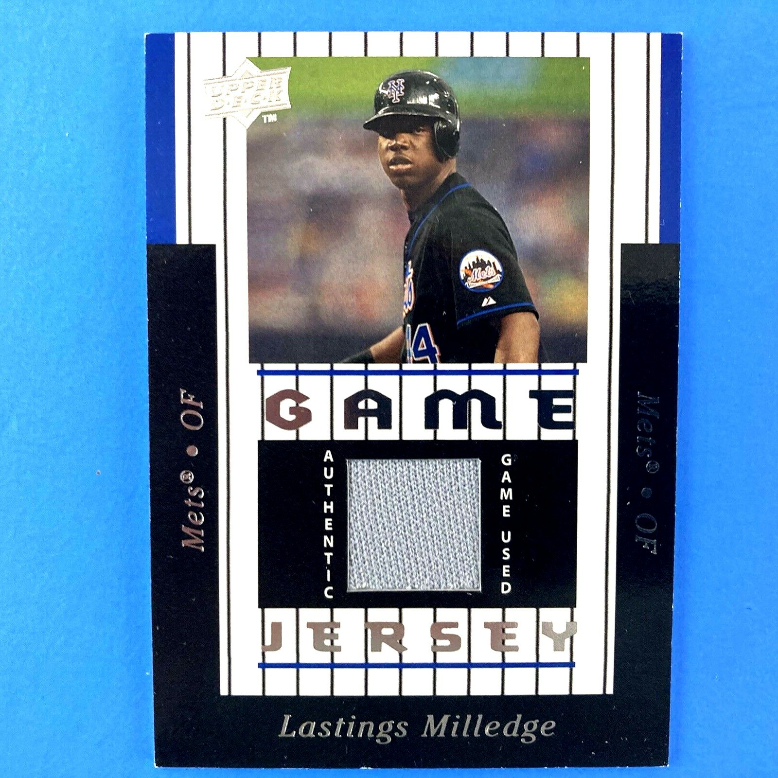 Lastings Milledge 2008 Upper Deck Game Jersey Card #97-LM MLB New York ...